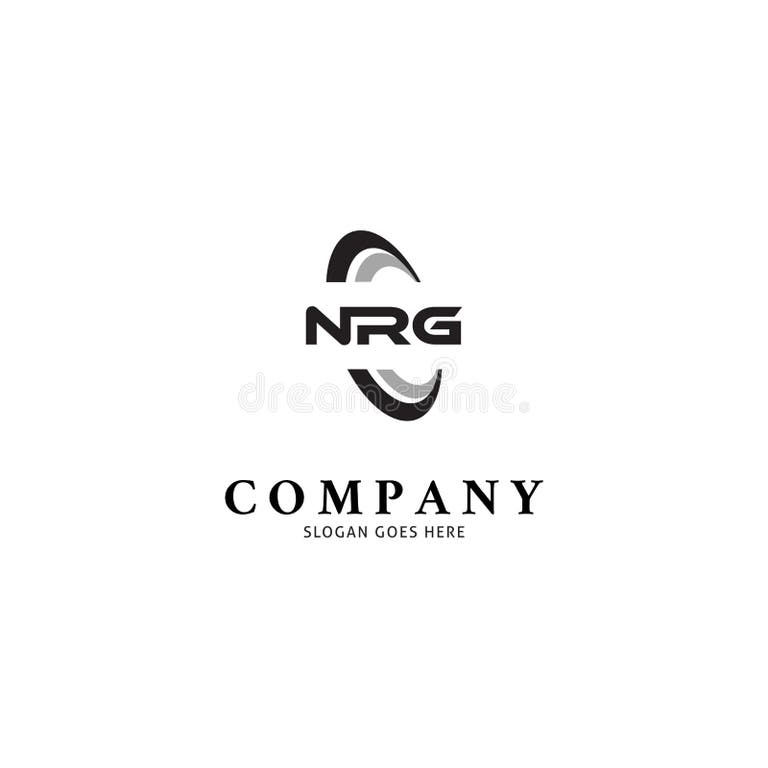 Initial Letter NRG Icon Vector Logo Template Illustration Design Stock ...