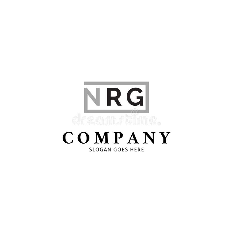 Initial Letter NRG Icon Vector Logo Template Illustration Design Stock ...
