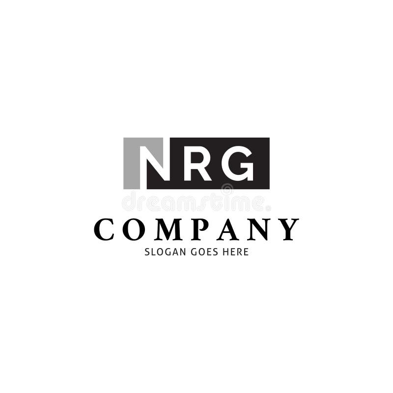 Initial Letter NRG Icon Vector Logo Template Illustration Design Stock ...