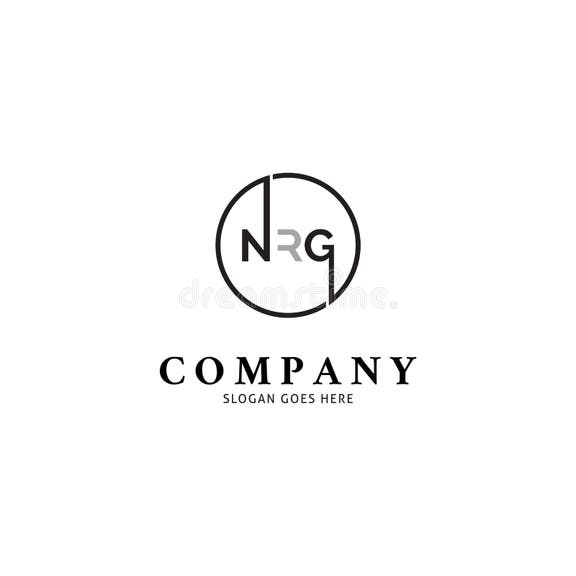 Initial Letter NRG Icon Vector Logo Template Illustration Design Stock ...