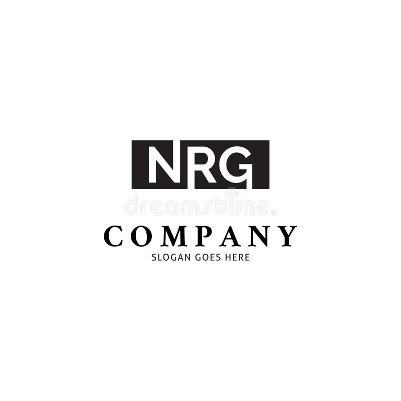 Initial Letter NRG Icon Vector Logo Template Illustration Design Stock ...