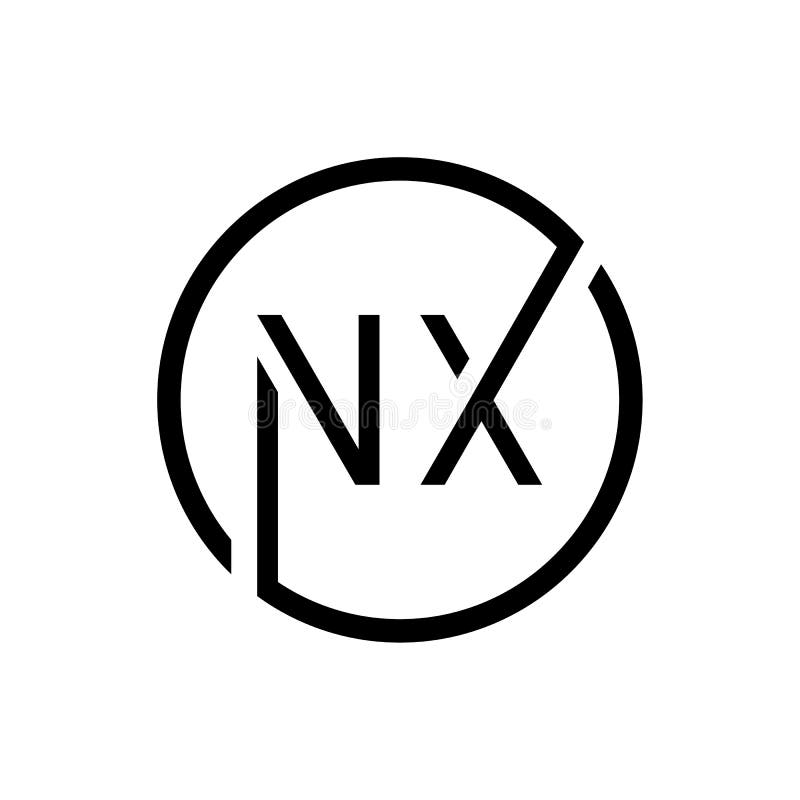 Initial Letter NX Logo Design Vector Template. Creative Abstract NX ...