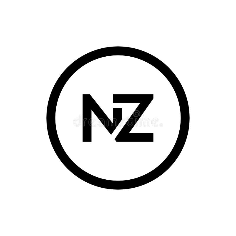 Initial Letter NZ Logo Design Vector Template. Creative Abstract NZ ...