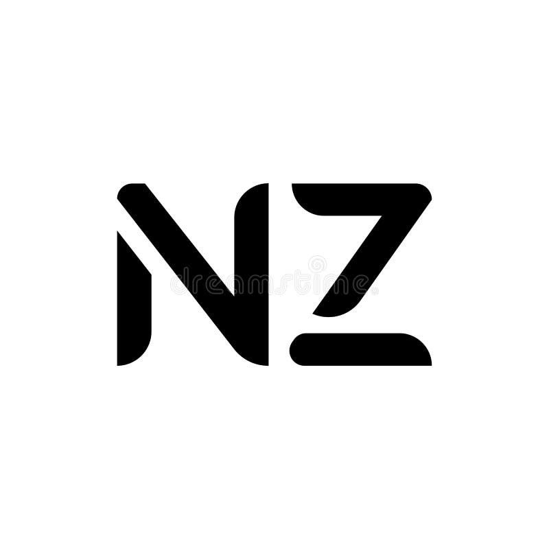 Initial Letter NZ Logo Design Vector Template. Creative Abstract NZ ...