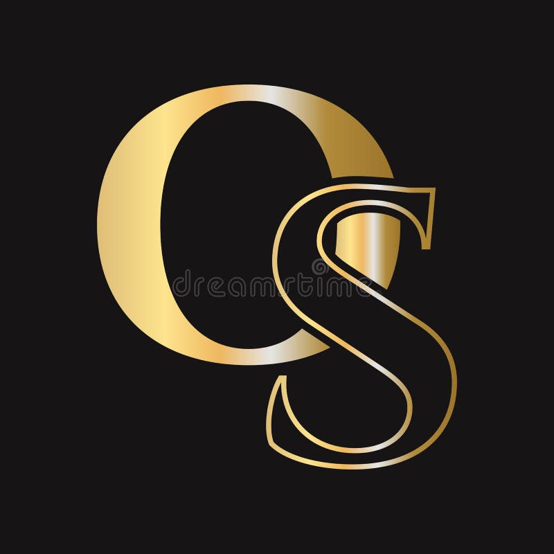 Initial Letter OS, so Logo Design Vector Template. Monogram OS Logotype ...