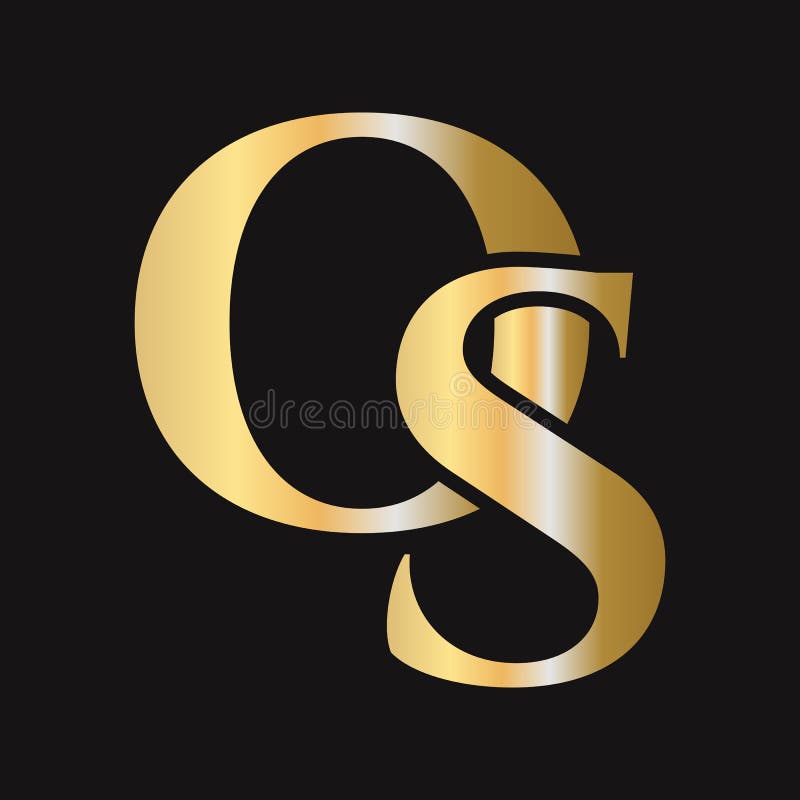 Initial Letter OS, so Logo Design Vector Template. Monogram OS Logotype ...