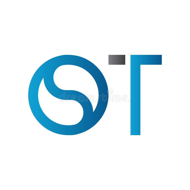 Initial Letter OT Logo Design Vector Template. Abstract Letter Minimal ...