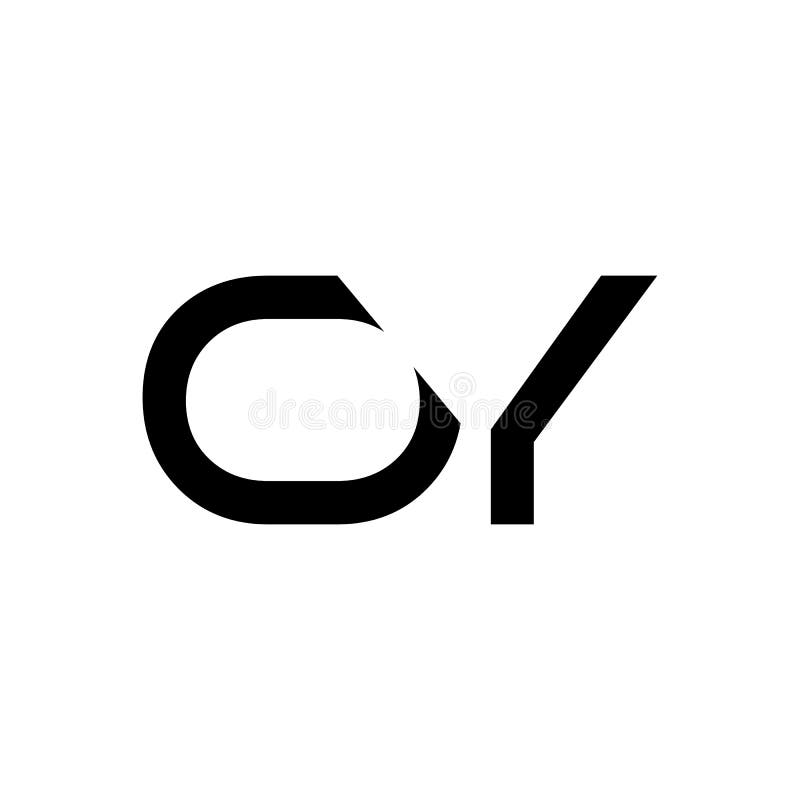 Initial Letter OY Logo Design Vector Template. Abstract Letter Minimal ...
