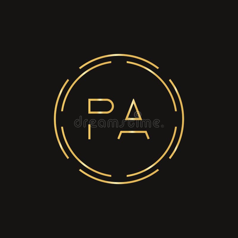 Initial Letter PA Logo Design Vector Template. PA Letter Logo Design ...