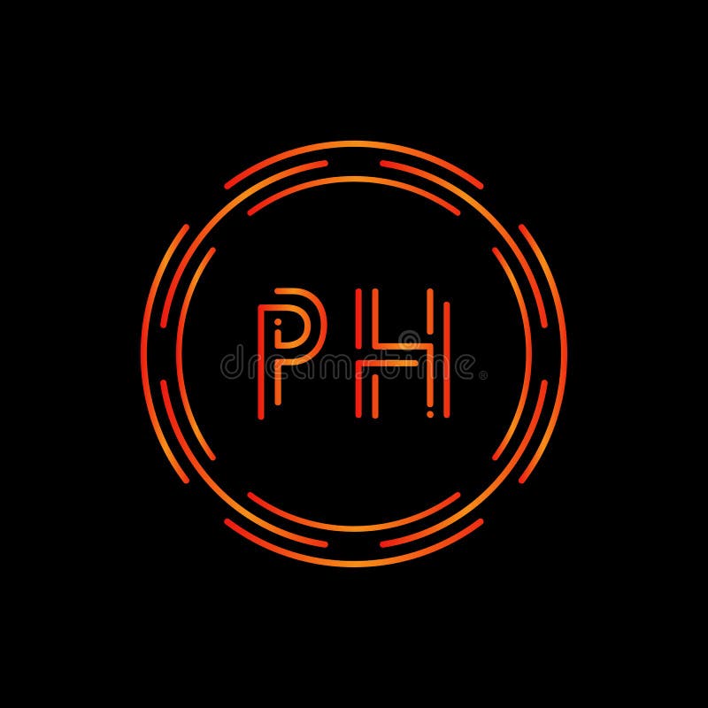 Initial Letter PH Logo Design Vector Template. PH Letter Logo Design ...