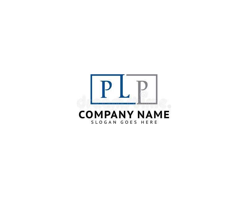 Initial Letter PLP Logo Template Design Stock Vector - Illustration of ...