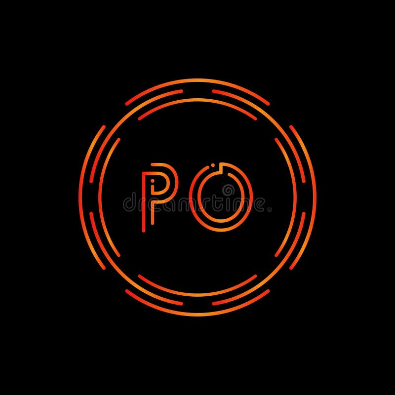 Initial Letter PO Logo Design Vector Template. PO Letter Logo Design ...
