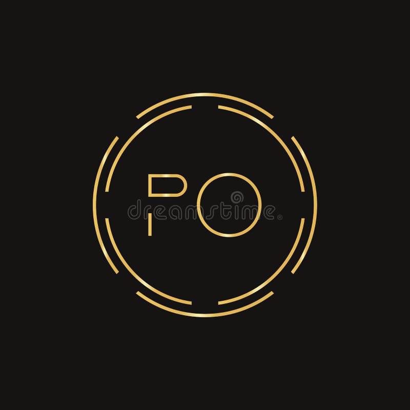 Initial Letter PO Logo Design Vector Template. PO Letter Logo Design ...