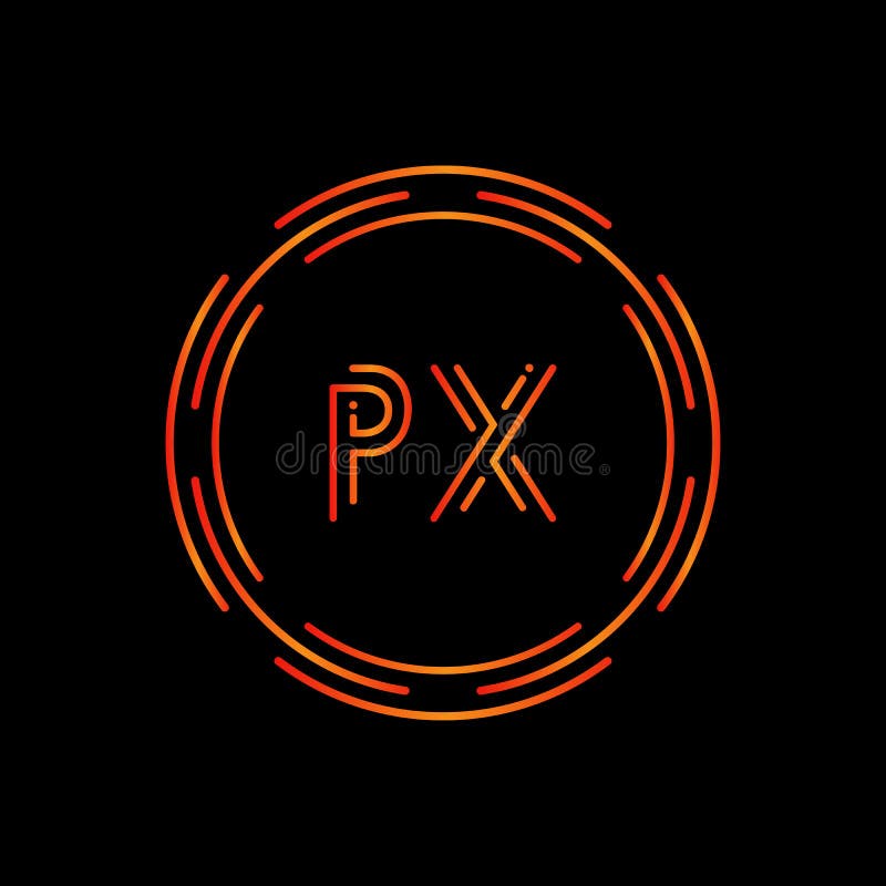 Initial Letter PX Logo Design Vector Template. PX Letter Logo Design ...
