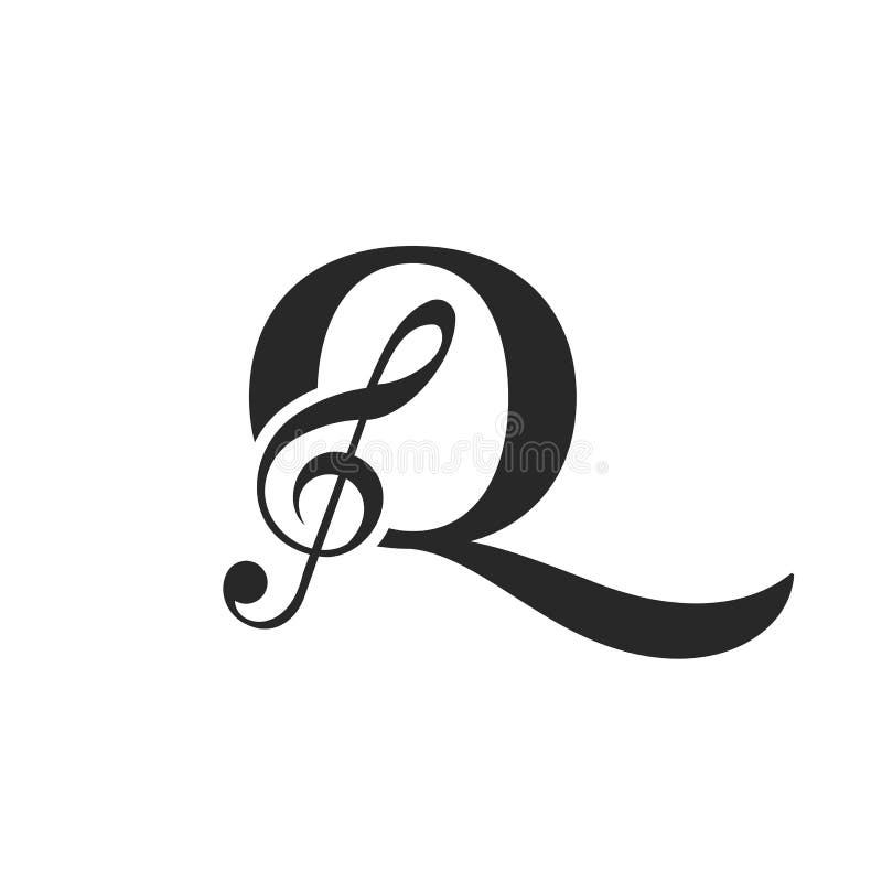 Initial Letter Q Music Logo. Dj Symbol Podcast Logo Icon Vector ...