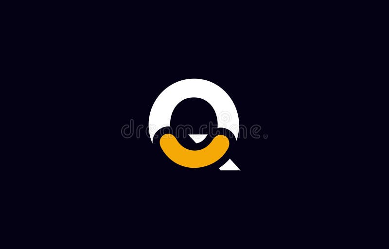 Initial Letter Q Smile Logo Design Vector Template Stock Vector ...