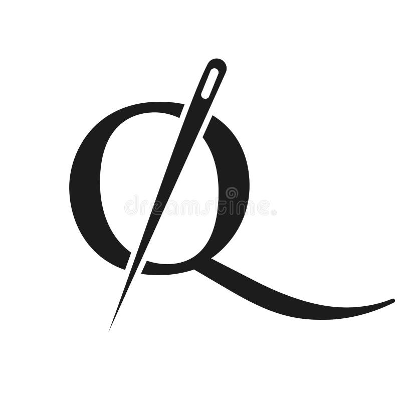 Letter X Tailor Logo, Needle and Thread Combination for Embroider ...