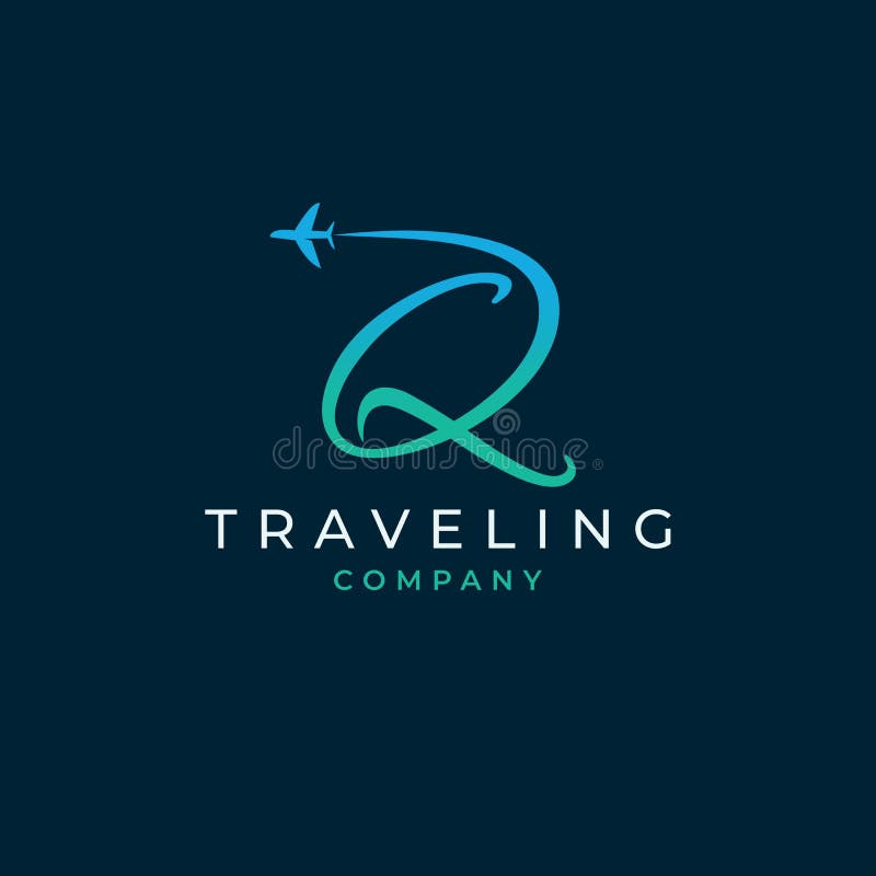 Initial Letter K Travel Logo Design Stock Vector - Illustration of ...