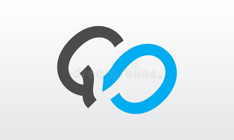 Initial Letter QO Logo Design with Modern Business Typography Vector ...