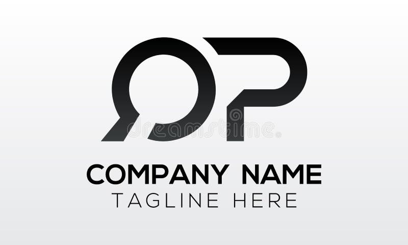 Initial Letter QP Logo Design with Modern Business Typography Vector ...