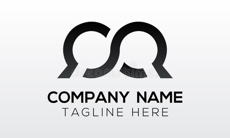 Initial Letter QQ Logo Design with Modern Business Typography Vector ...