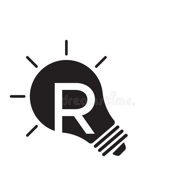 Black R Initial Letter Stock Illustrations – 5,164 Black R Initial ...