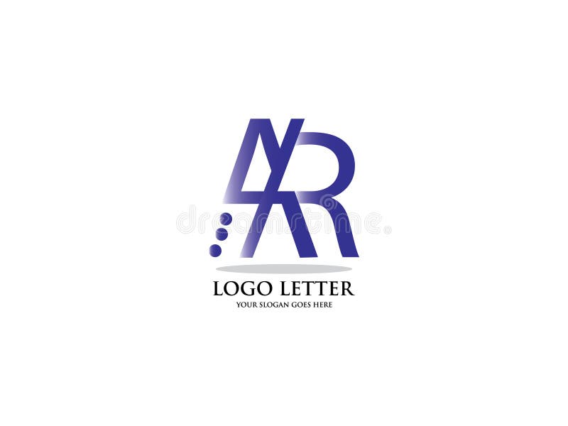 Initial Letter a and R Design Logo Vector Graphic Branding Letter ...