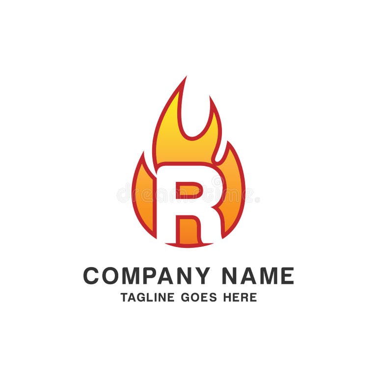 Flame Letter R Stock Illustrations – 338 Flame Letter R Stock ...