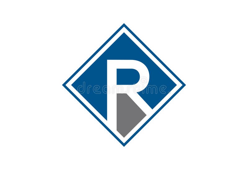 Initial Letter R Logo Design Template, Vector Illustration Stock ...