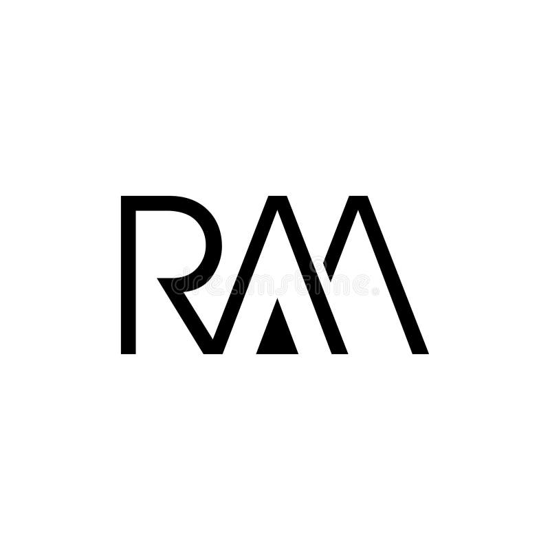 Ram Letter Logo Stock Illustrations – 244 Ram Letter Logo Stock ...