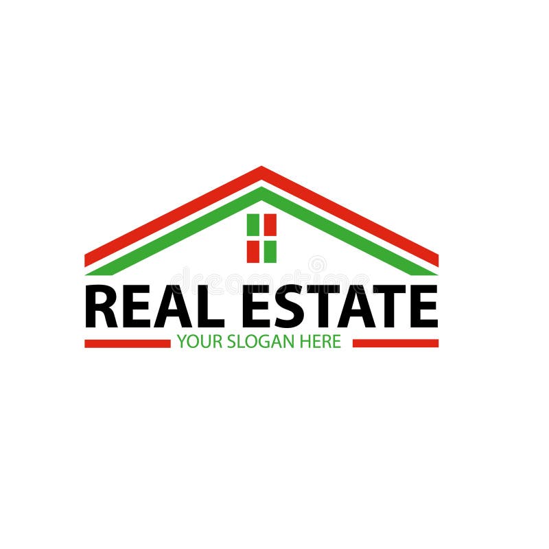 Initial Letter Real Estate Logo Image. Flat Vector Logo Design Template ...