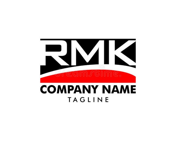 Initial Letter RMK Logo Template Design Stock Vector - Illustration of ...