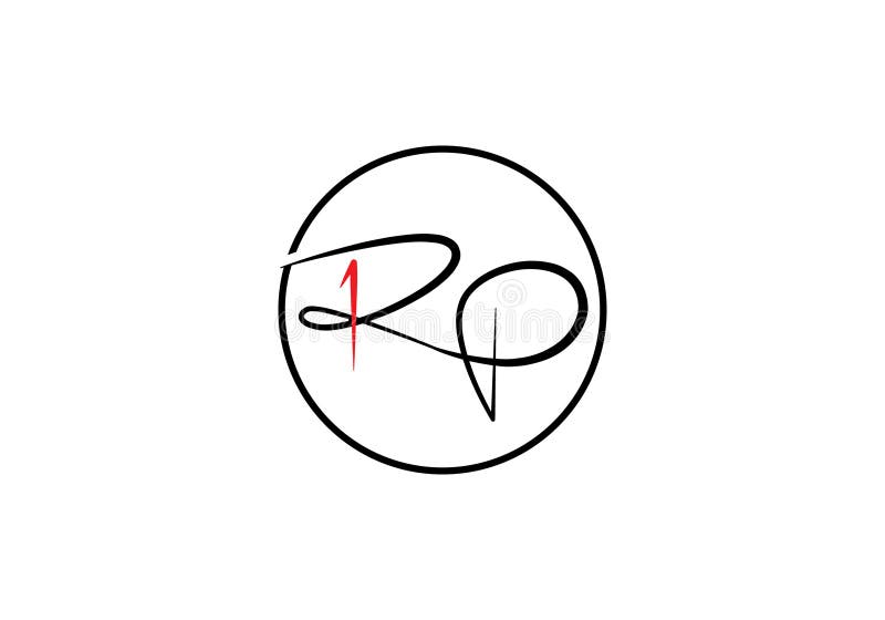 Initial Letter RP Logo Design Vector Template. Abstract Letter RP ...