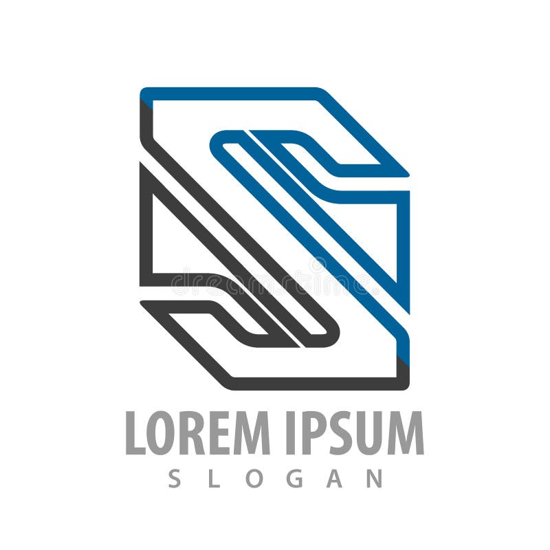 Initial Letter S Concept Design. Symbol Graphic Template Element Vector ...