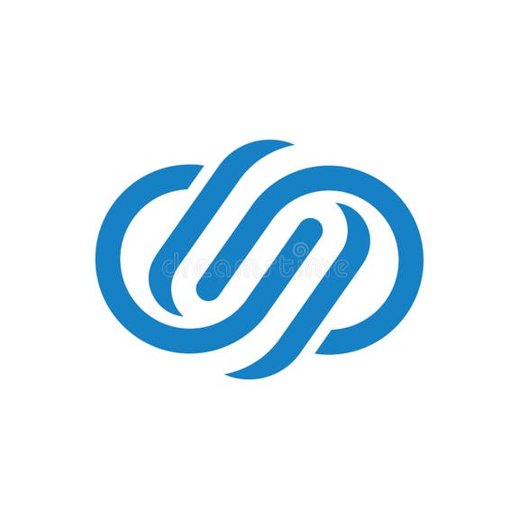 Initial Letter S Infinity Logo Design Inspiration Stock Illustration ...