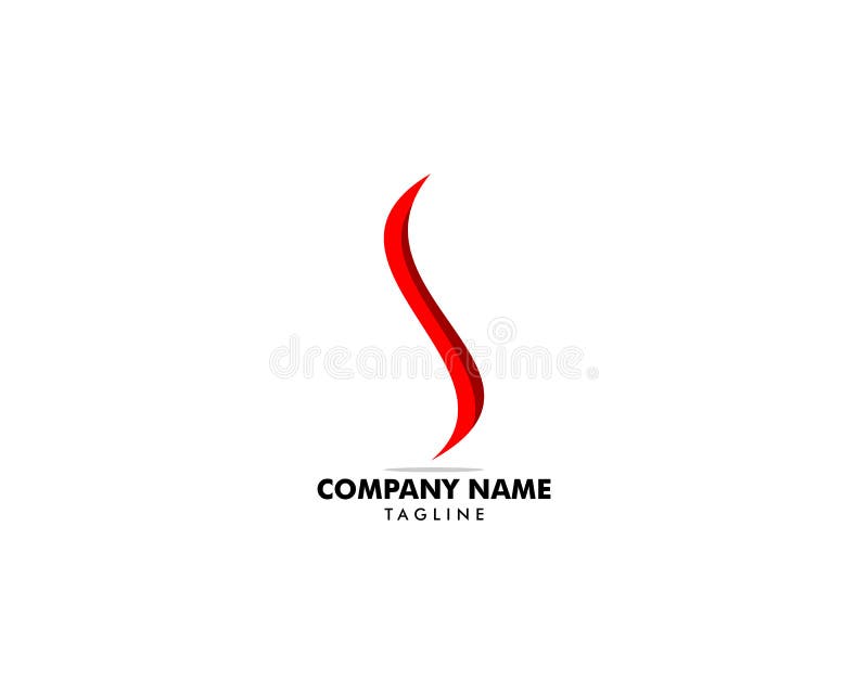 Initial Letter S Logo Template Design Stock Vector - Illustration of ...