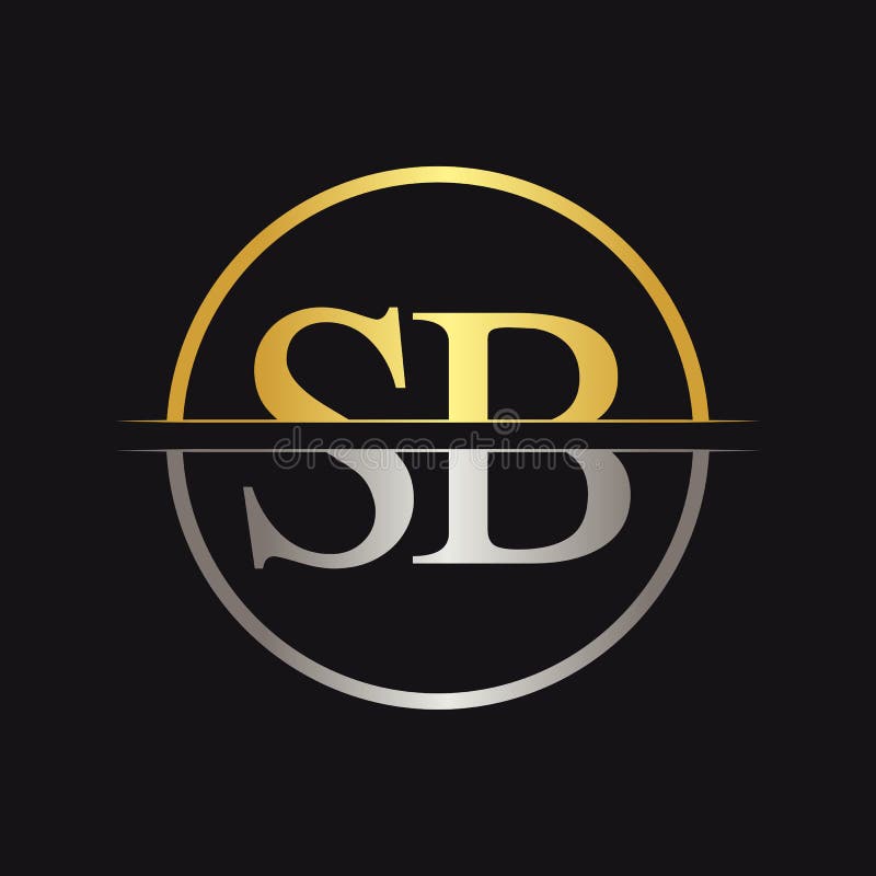 Initial Letter SB Logo Design Vector Template. SB Letter Logo Design ...