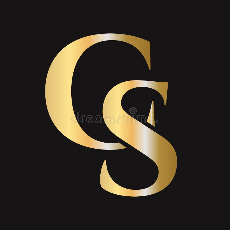 Initial Letter SC, CS Logo Design Vector Template. Monogram SC Logotype ...