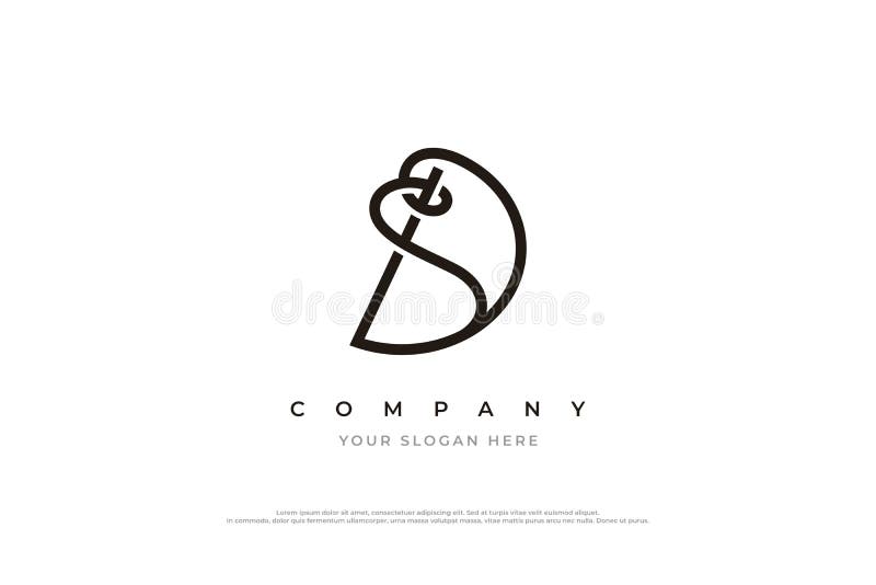 Initial Letter SD Logo Design Vector Stock Vector - Illustration of ...