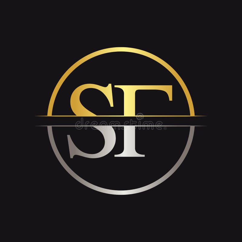 Initial Letter SF Logo Design Vector Template. SF Letter Logo Design ...