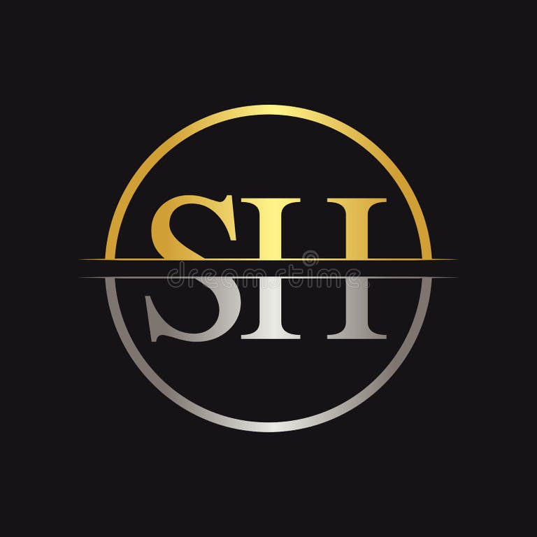 Initial Letter SH Logo Design Vector Template. SH Letter Logo Design ...