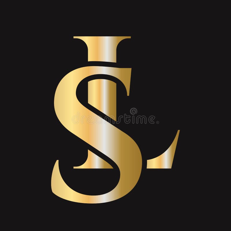Initial Letter SL, LS Logo Design Vector Template. Monogram SL Logotype ...