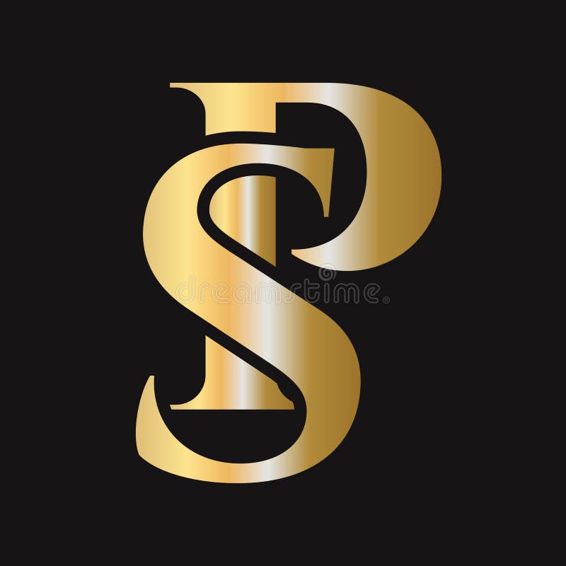 Initial Letter SP, PS Logo Design Vector Template. Monogram SP Logotype ...