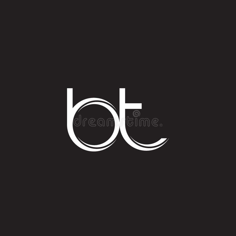 BT Initial Letter Elegant Symbol Template Vector Stock Vector ...