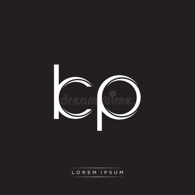 KP Initial Letter Split Lowercase Logo Modern Monogram Template ...