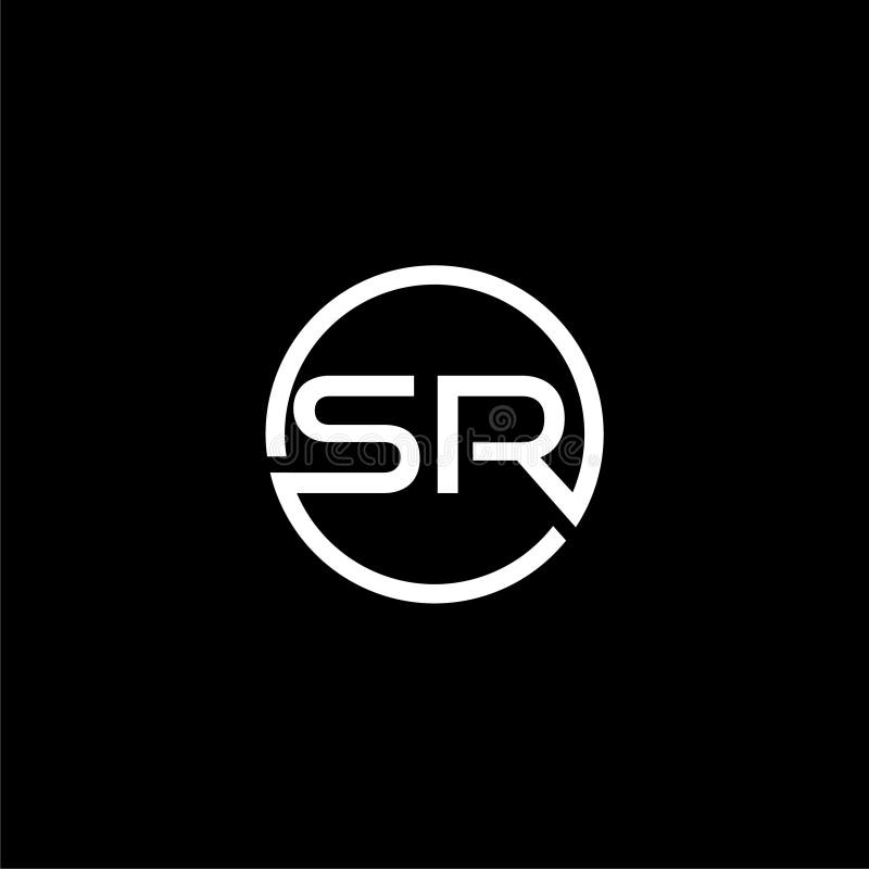 Black White Alphabet Letter Sr S R Logo Icon Design Stock Vector ... Black White Alphabet Letter Sr S R Logo Icon Design Stock Vector ...