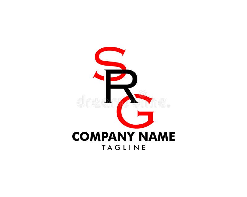 Initial Letter SRG Logo Template Design Stock Vector - Illustration of ...