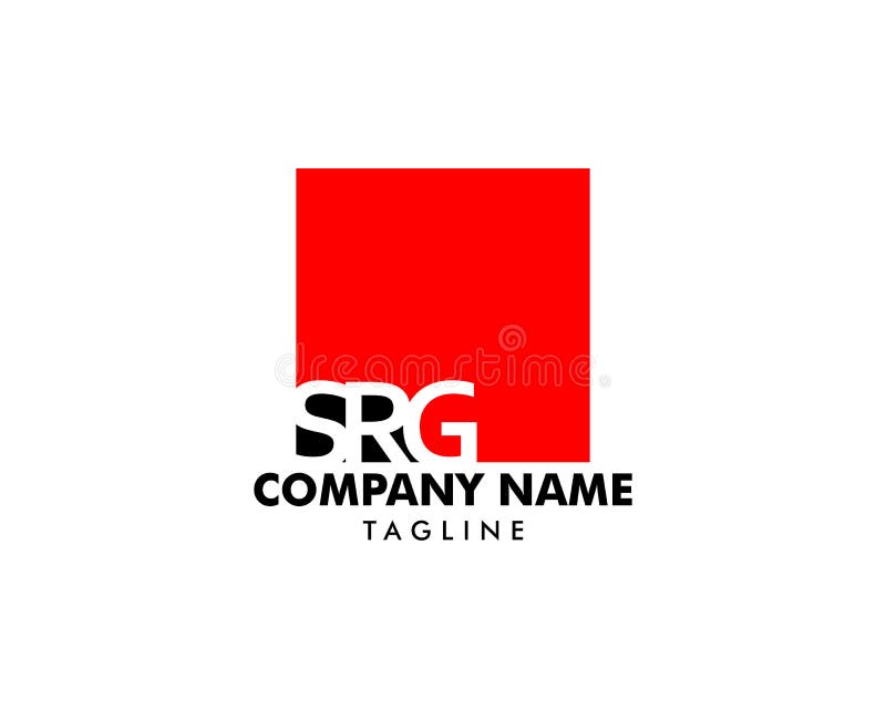 Initial Letter SRG Logo Template Design Stock Vector - Illustration of ...