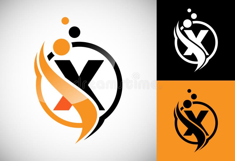 Initial Letter X with the Swoosh, Biotech Logo Design Concept. Logotype ...