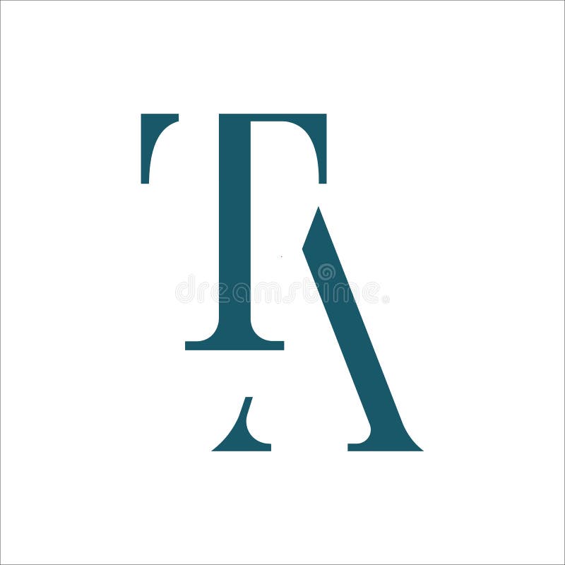 Initial Letter Ta Logo or at Logo Vector Design Template Stock Vector ... Initial Letter Ta Logo or at Logo Vector Design Template Stock Vector ...